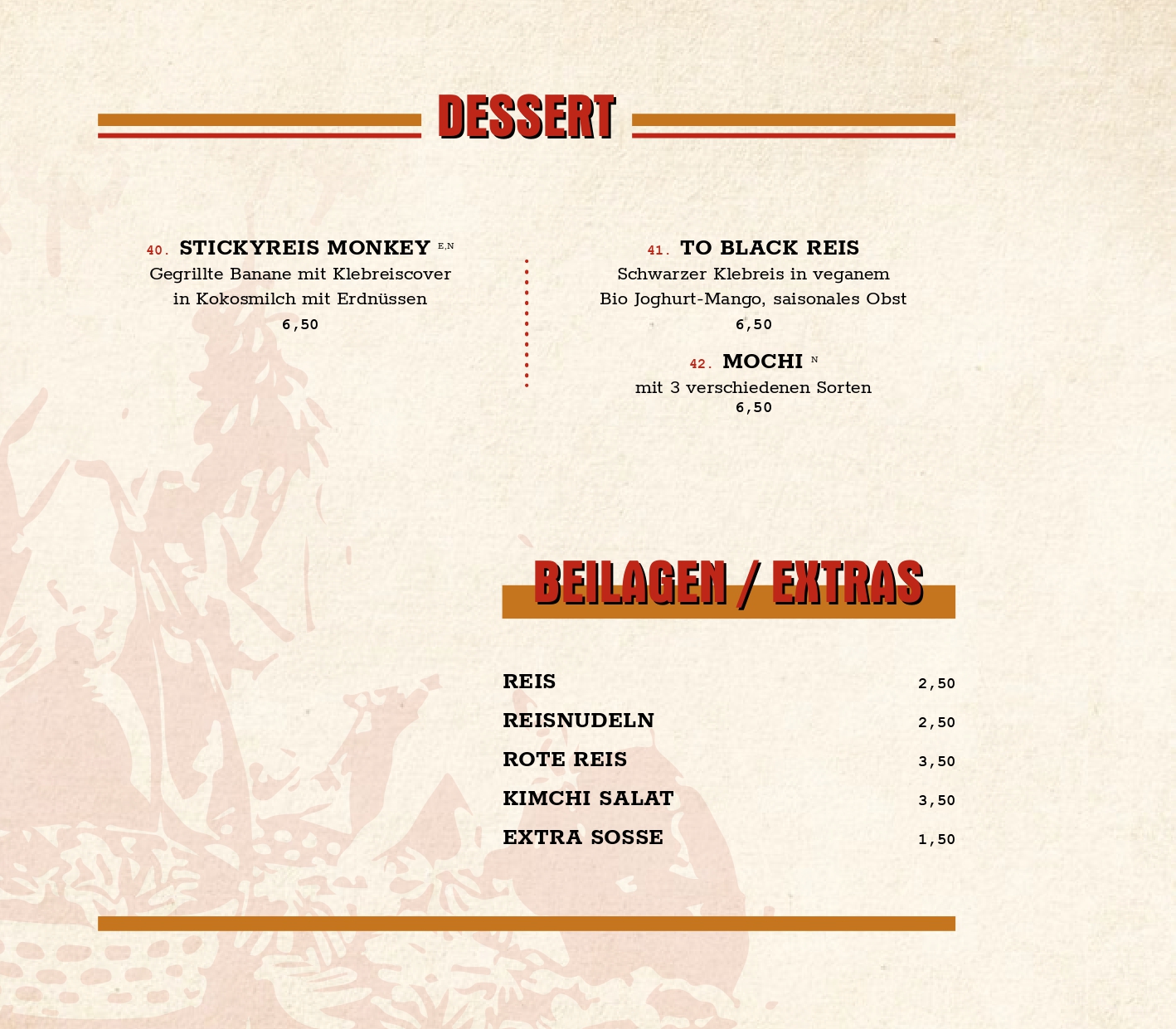 Menu – Vegan 365 Restaurant Köln